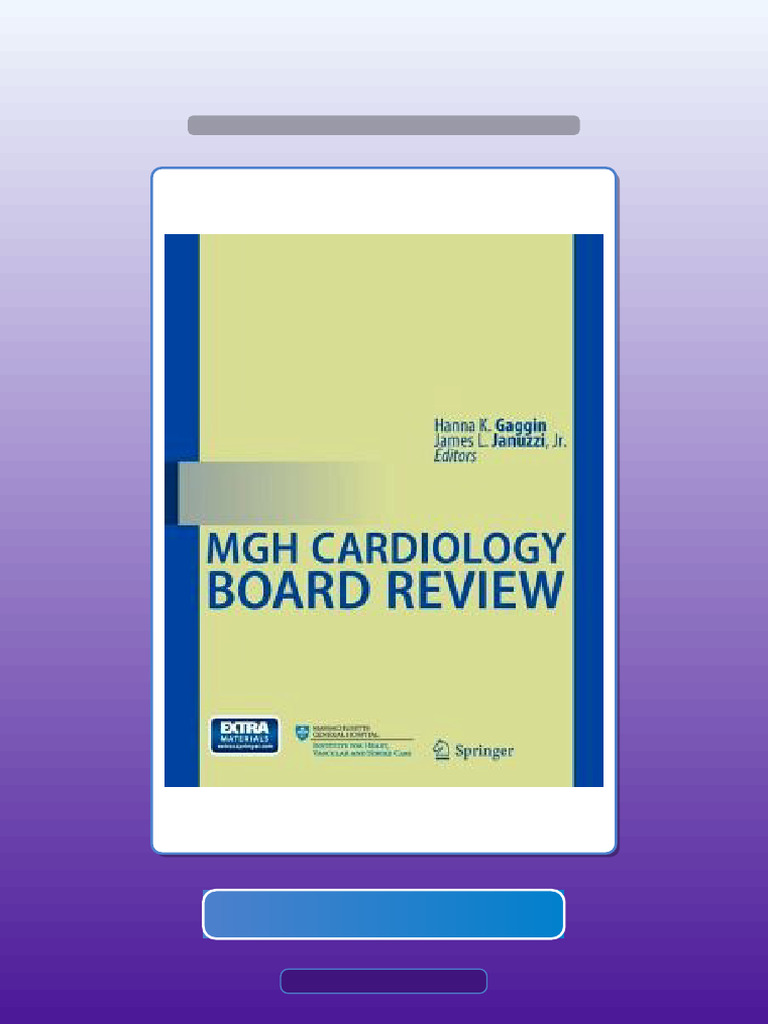 MGH Cardiology Board Review | PDF | Multiple Choice | Books