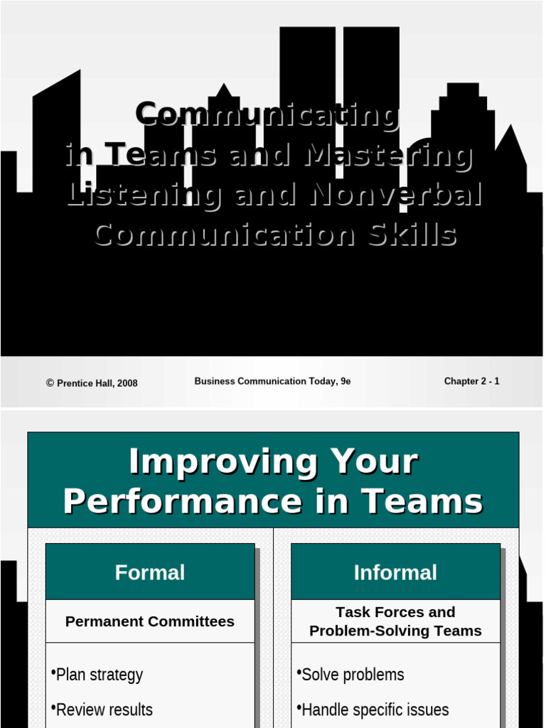 Bovee bct09 Basic PPT 02 | PDF | Nonverbal Communication | Communication