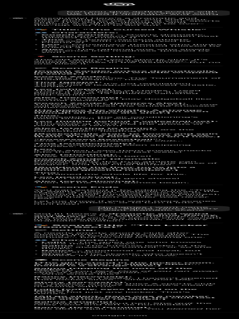 Dramatic Sports Club Scene | PDF