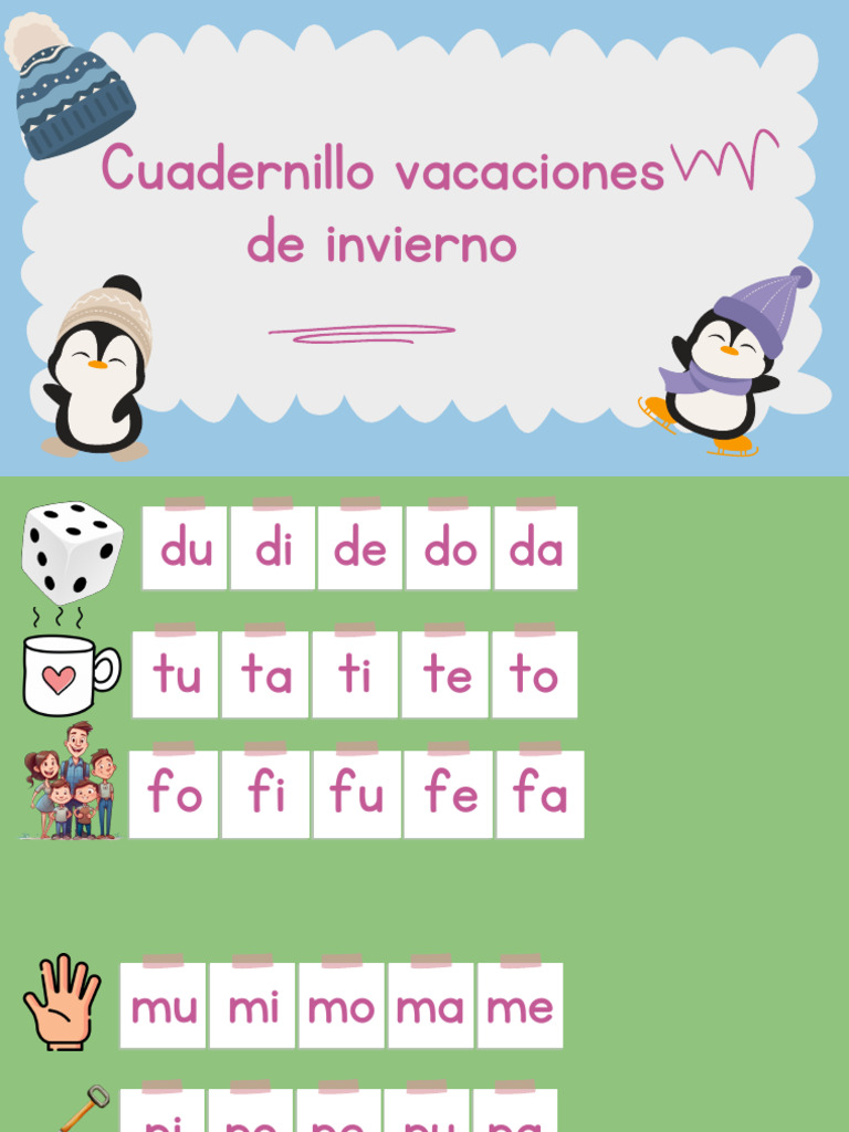 Cuadernillo de Vacaciones de Invierno | PDF