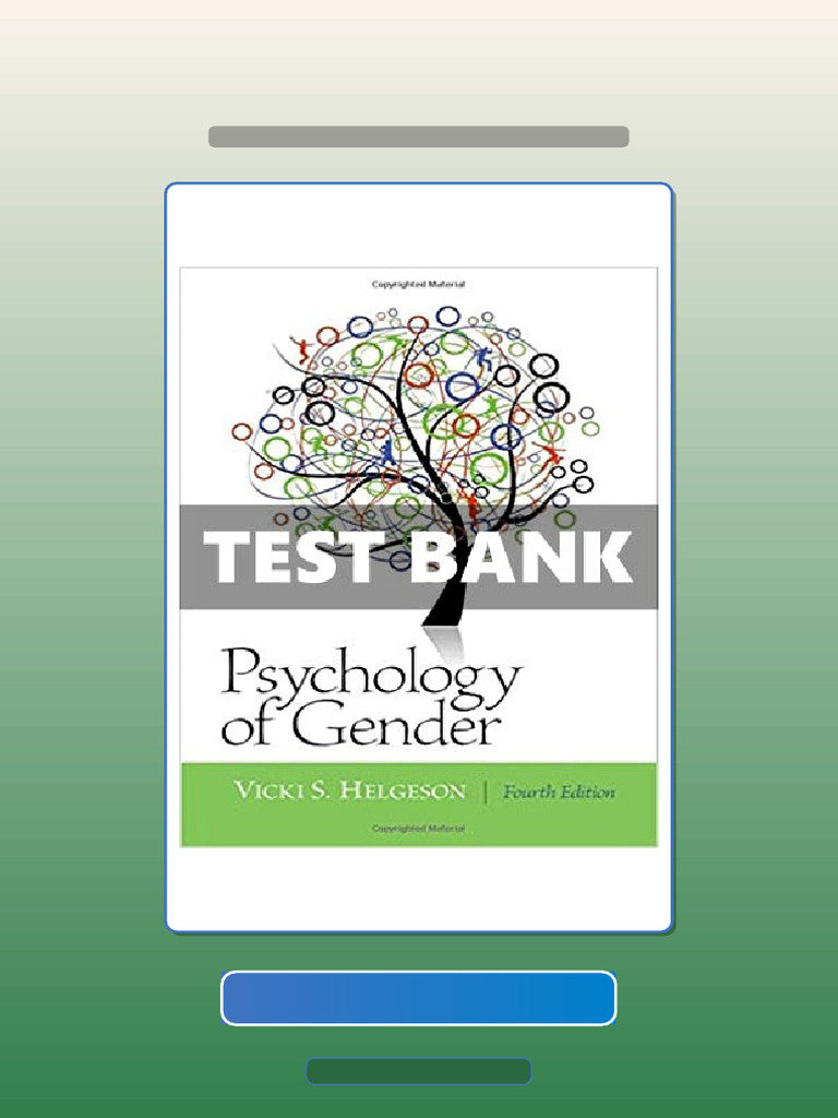 Psychology of Gender 4 Ed Helgeson | PDF | Psychology | Curriculum