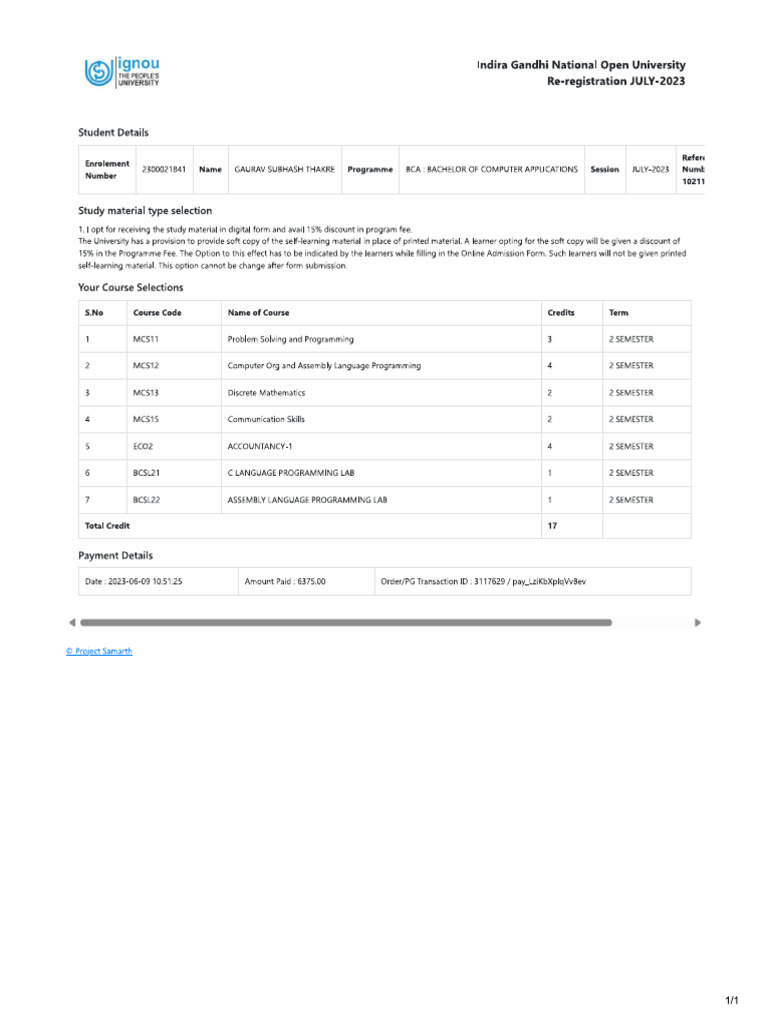 Examination Fees | PDF