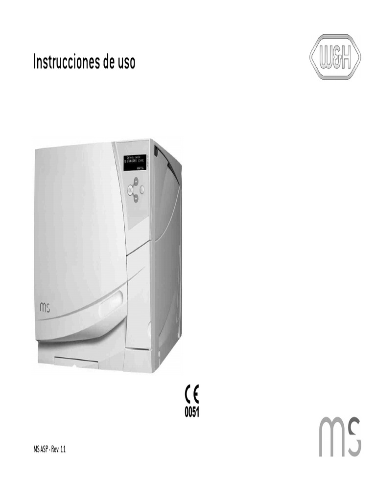 Manual de Autoclave MS ASP | PDF | Ingenieria Eléctrica | Agua