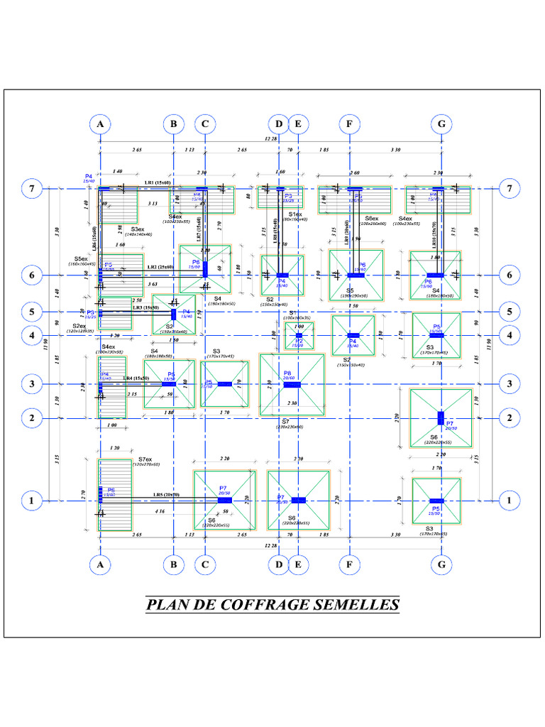 Exemples de Plans de Coffrage | PDF