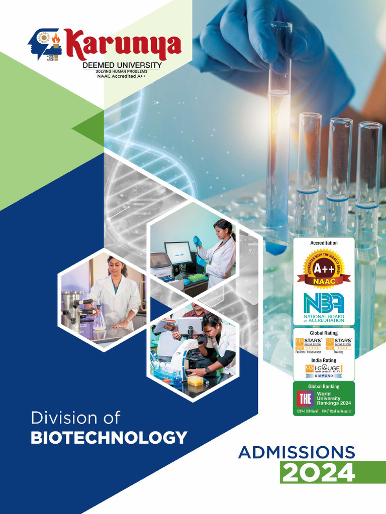 Biotech Brochure 2024 | PDF | Biotechnology | Life Sciences