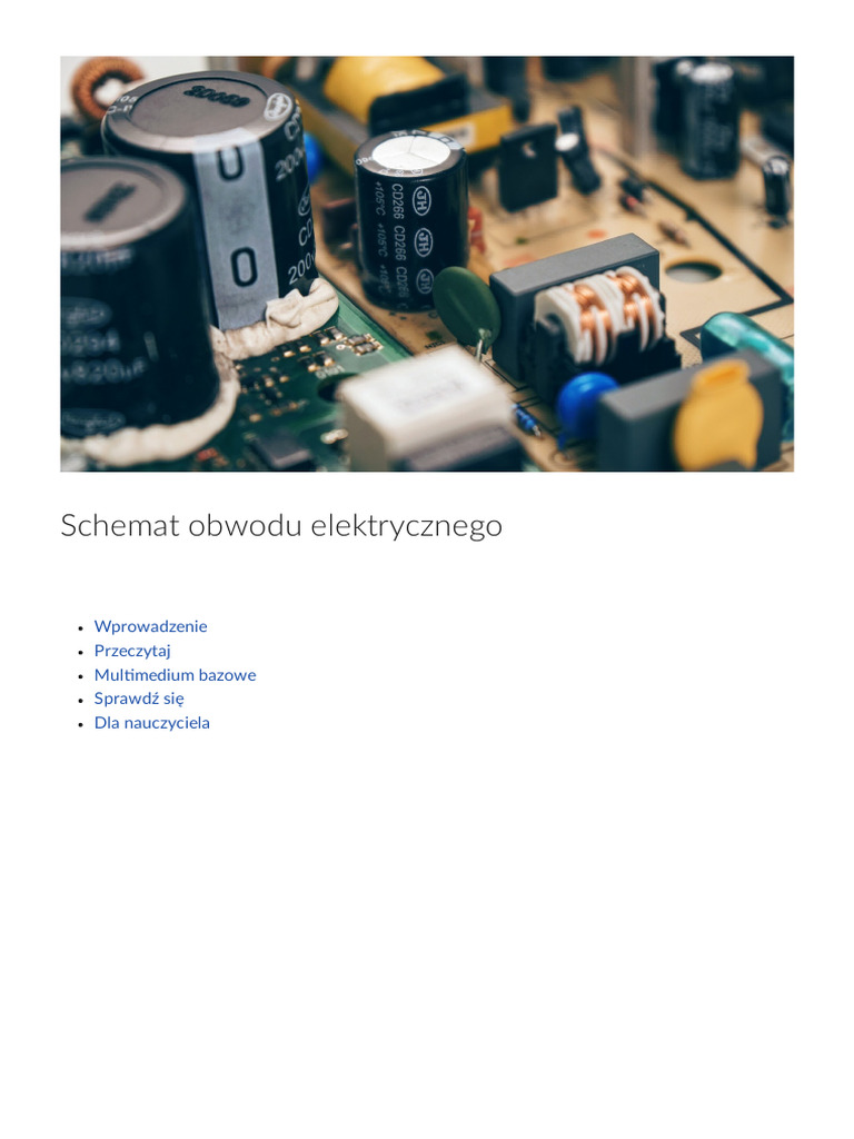 Schemat Obwodu Elektrycznego | PDF
