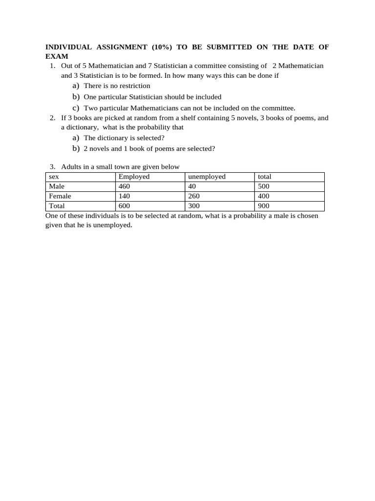 Individual Assignment SFF | PDF
