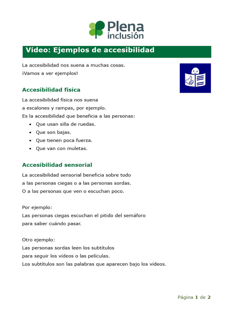 Guion Del Vídeo. Vídeo de Ejemplos | PDF