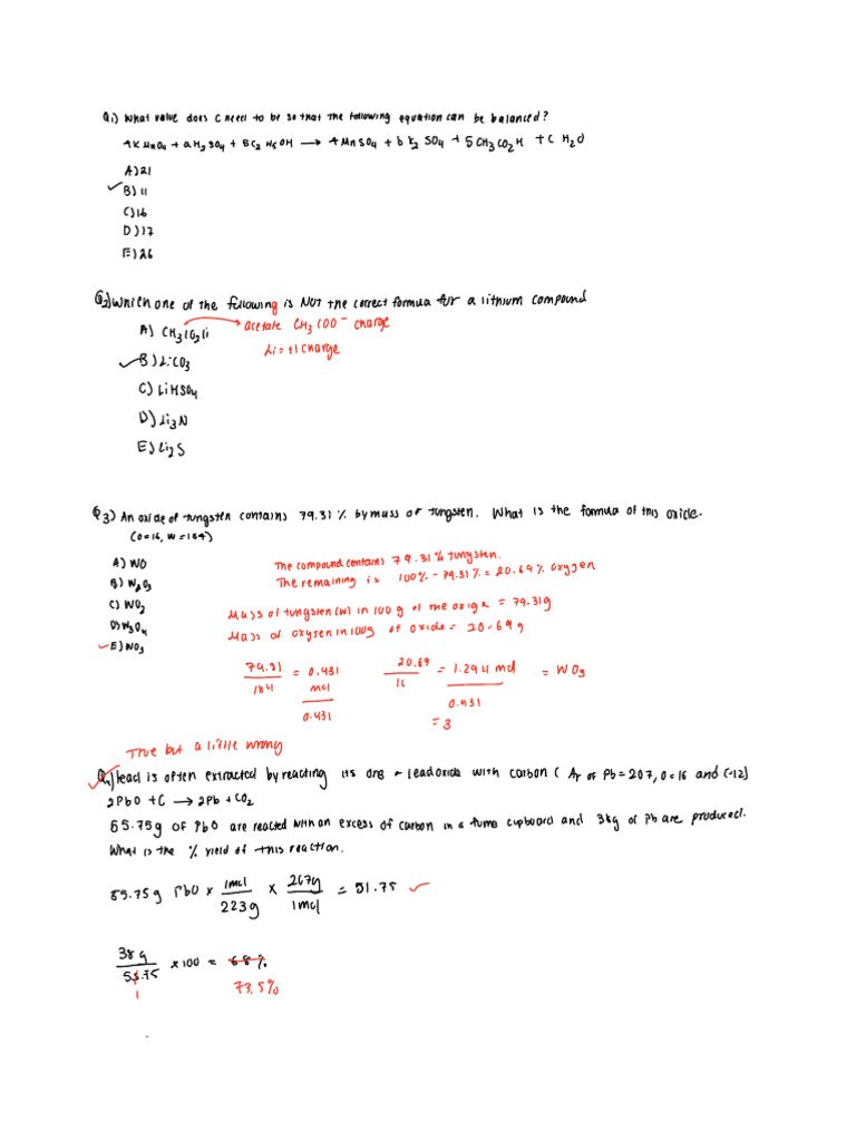 Chemical Formula and Quantitative Chemistry | PDF | Hydroxide | Acid