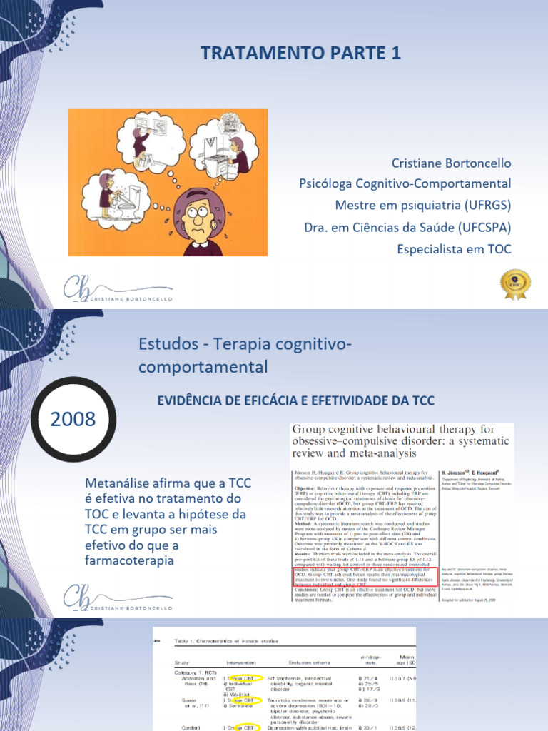 Aula 3 Toc Tratamento Parte 1 | PDF