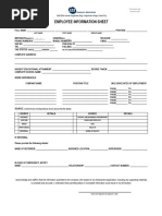 Employee Specimen Signature Form | PDF