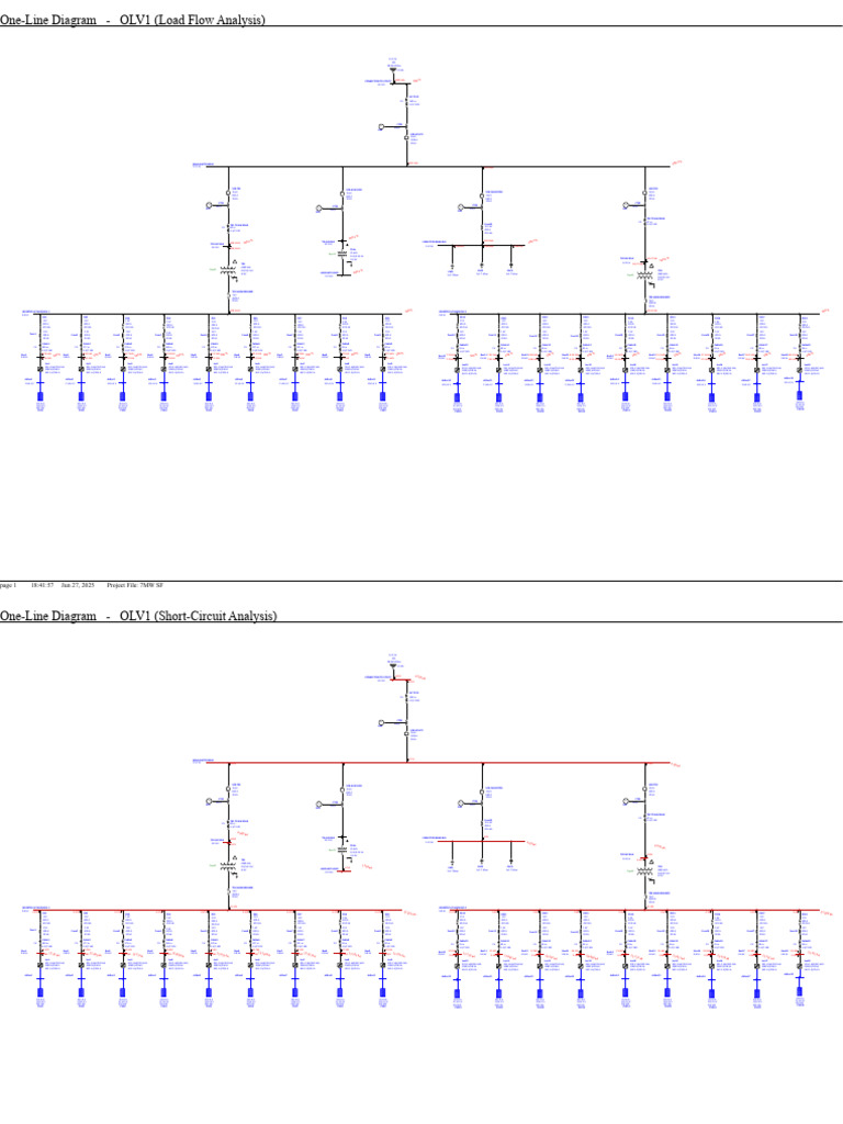 7mw Electrical Design Analysis | PDF | Electricity | Electric Power