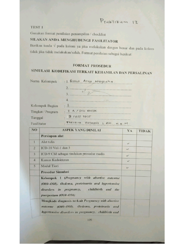 Format Prak 12 Kodef | PDF