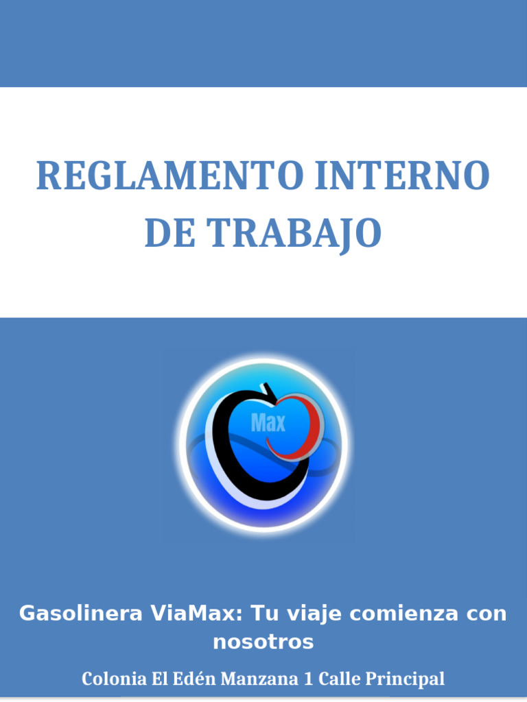 Reglamento Interno de Trabajo VíaMax | PDF | Derecho laboral | Salario