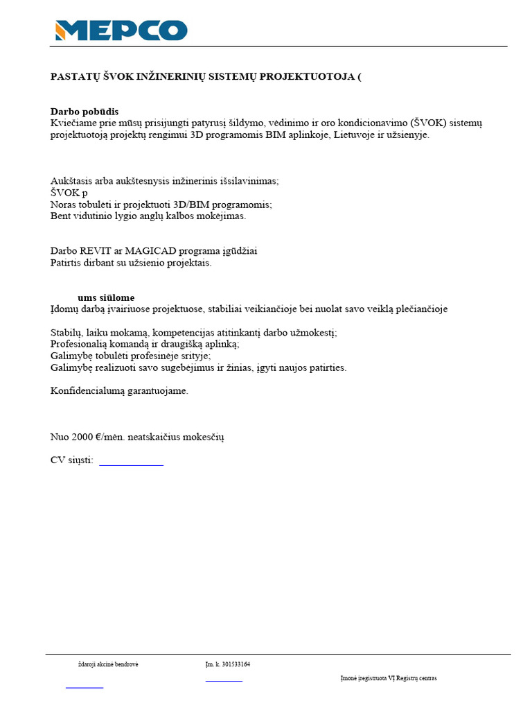 SVOK Skelbimas WWW | PDF