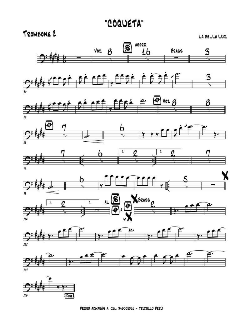 COQUETA - Trombone 2_045855 | PDF