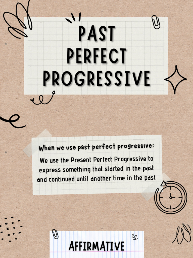 Past Perfect Progressive | PDF
