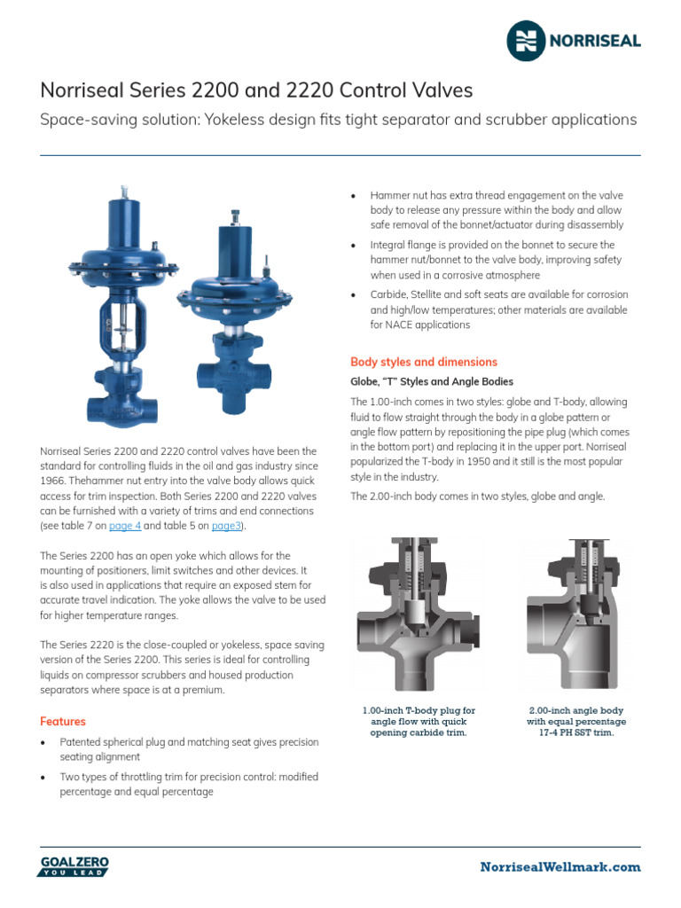 Norris Seal General Brochure | PDF | Valve | Gas Technologies