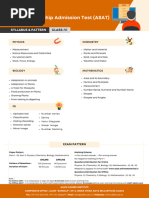 ALLEN Scholarship Admission Test (ASAT) : Syllabus & Pattern | PDF ...