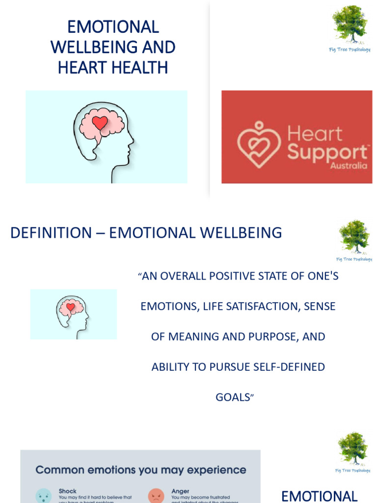 Emotional Wellbeing & Heart Health | PDF