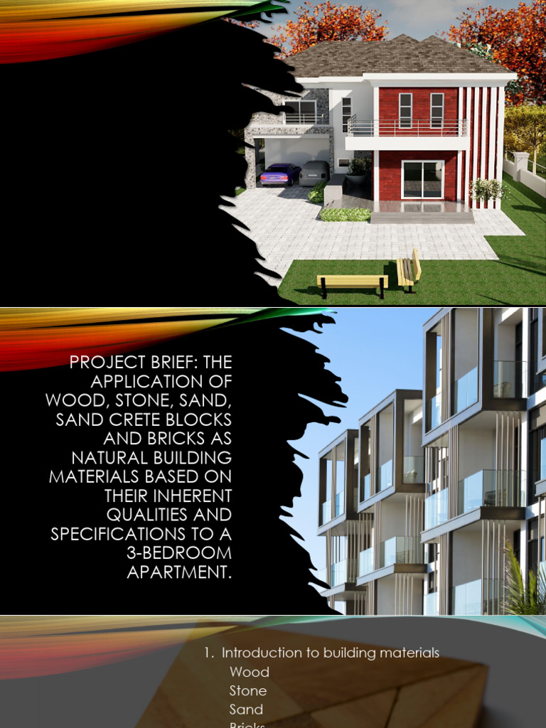Idowu Sharon Oluwafimisayo Building Materials Presentation | PDF | Wood ...