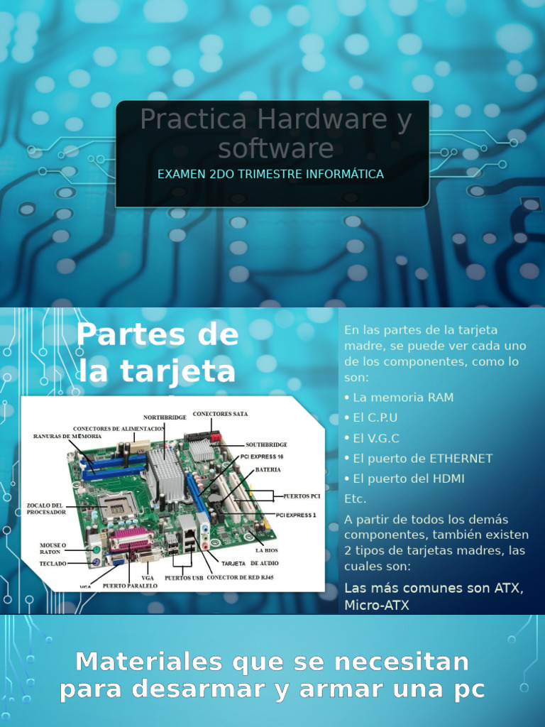 Practica Hardware y Software Sistemas In. | PDF