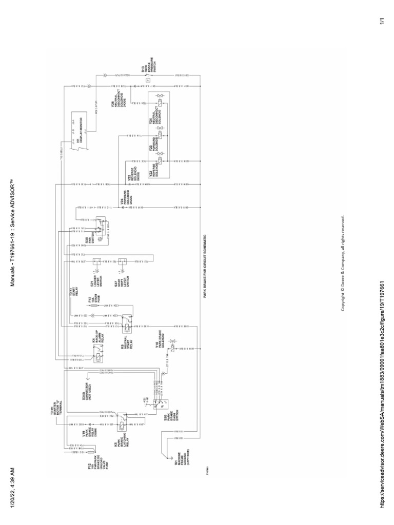 Park Brake - FNR Circuit (Manual Shift) | PDF