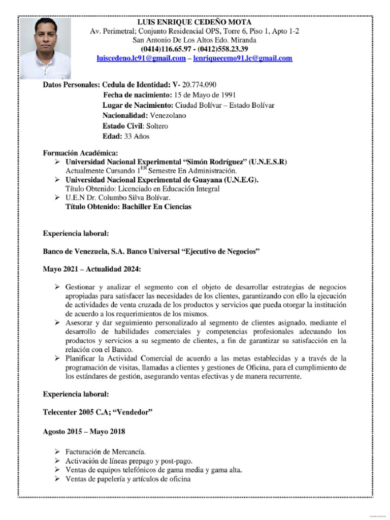 Cedula Ana | PDF