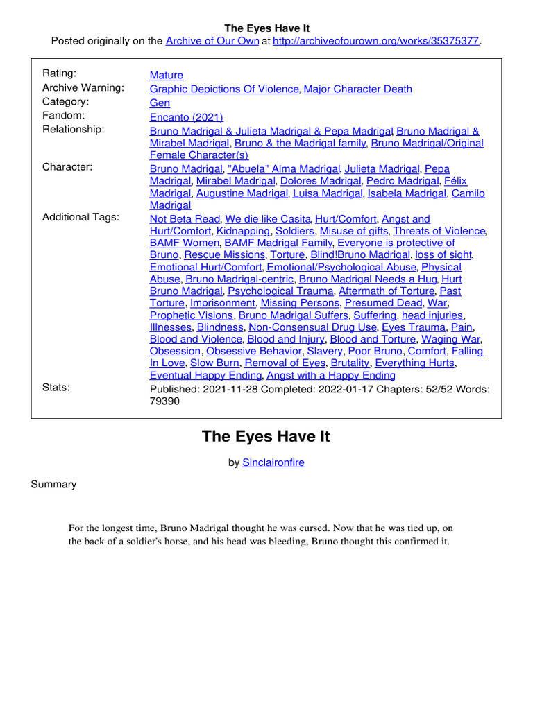 The Eyes Have It | PDF