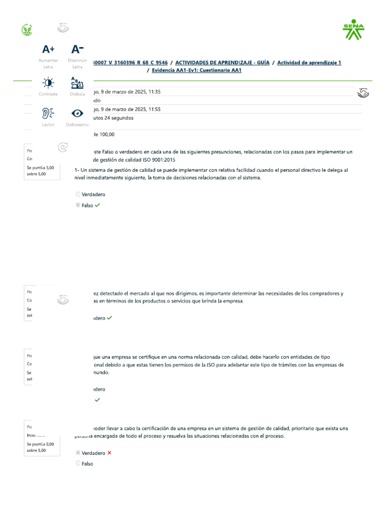 Cuestionario 1 | PDF