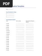 Shift Huddle Blank Template | PDF