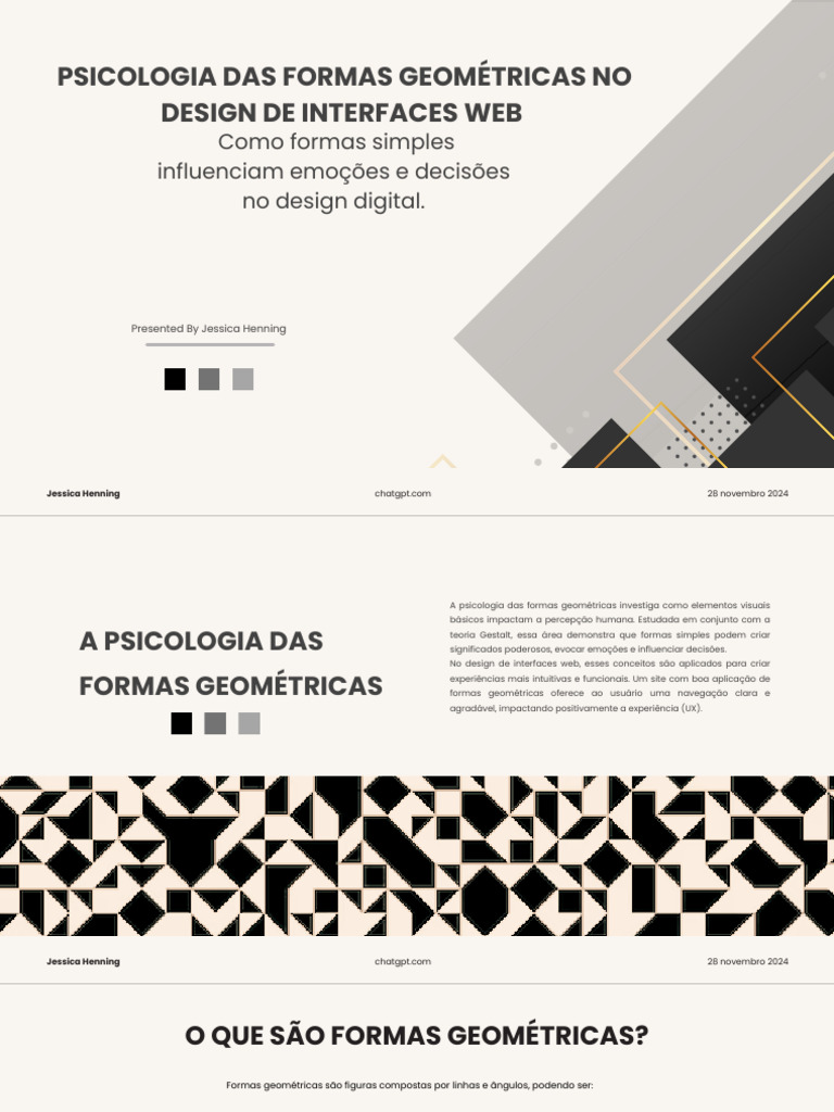 Psicologia das Formas no Design Web | PDF | Geometria | Psicologia