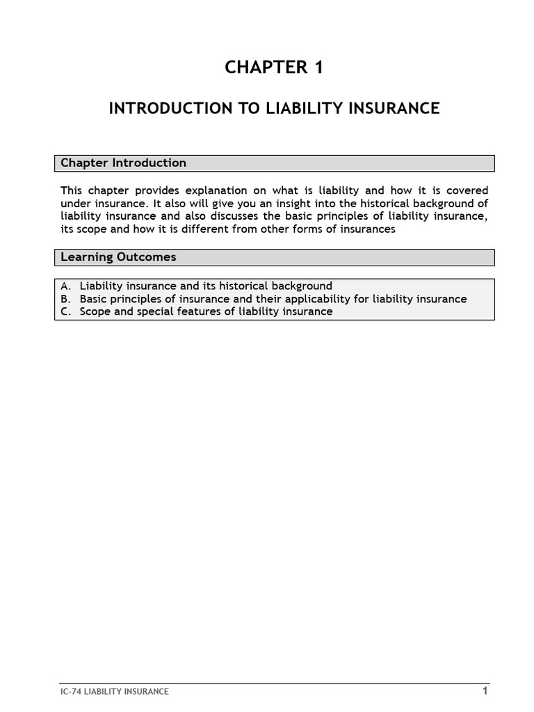 Understanding Liability Insurance Basics | PDF | Liability Insurance ...