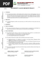 Maternity Leave Application Forms Guide | PDF