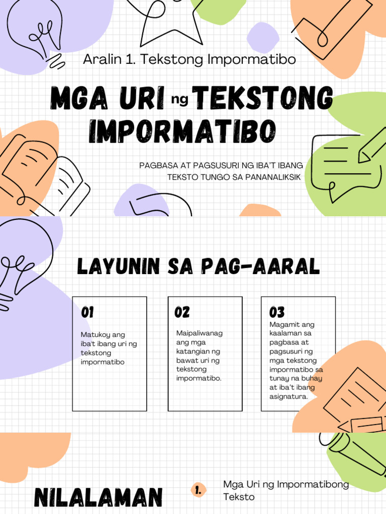 Tekstong Impormatibo Part 2 | PDF