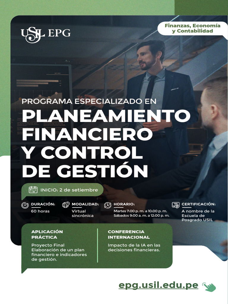 Programa de Planeamiento Financiero USIL | PDF | Presupuesto ...
