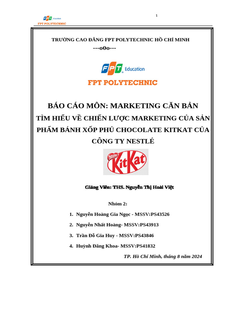 Mar1021 - Asm Team 2 - Bánh Kitkat | PDF