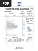Complete PT Protocol For Welds | PDF | Materials | Mechanical Engineering