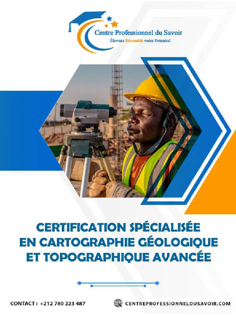 Brochure Cartographie Géologique Et Topographique Avancée | PDF