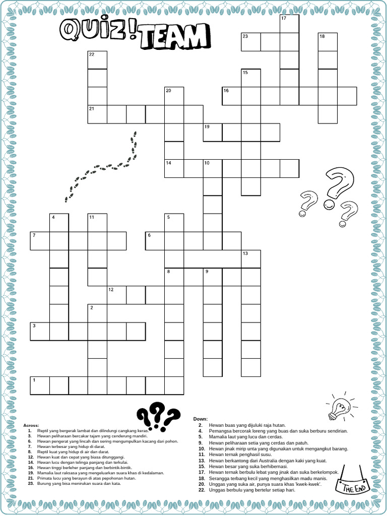 LKPD Teka Teki Silang | PDF