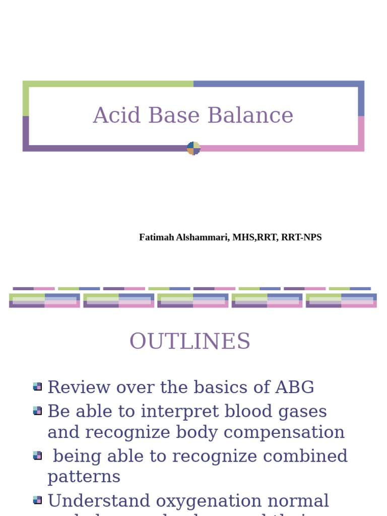1+2BG Lectures, Acid Base Balance F | PDF | Buffer Solution | Breathing