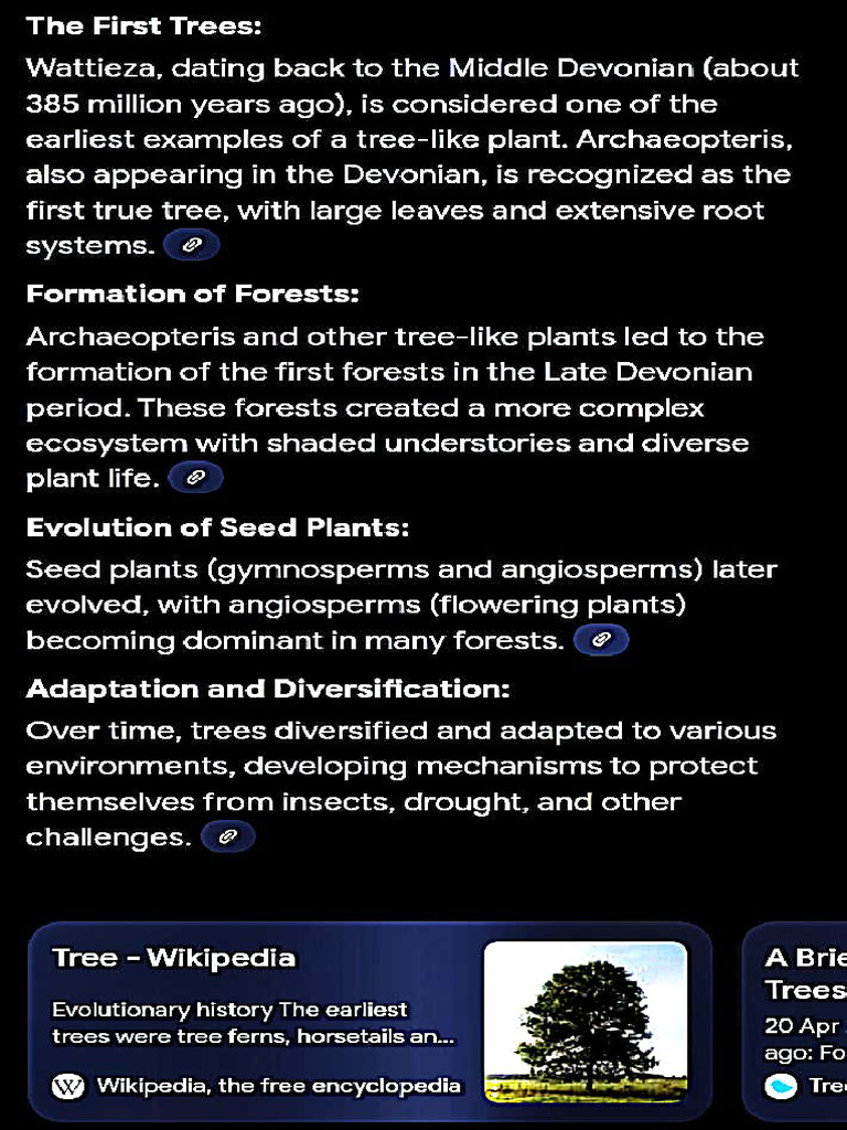 Evolution of Trees | PDF