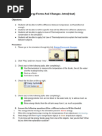PHET Energy Forms and Changes | PDF | Heat | Heat Transfer