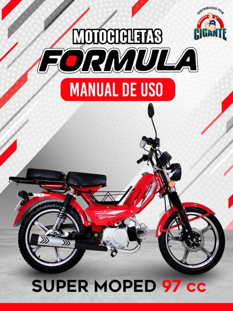 Manual de Operación y Mantenimiento de Motocicleta | PDF | Cambiar ...