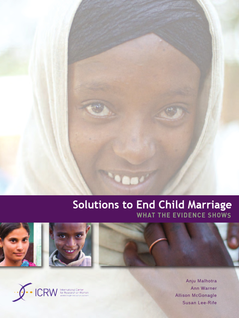 Solutions to End Child Marriage | PDF | Child Marriage | Marriage
