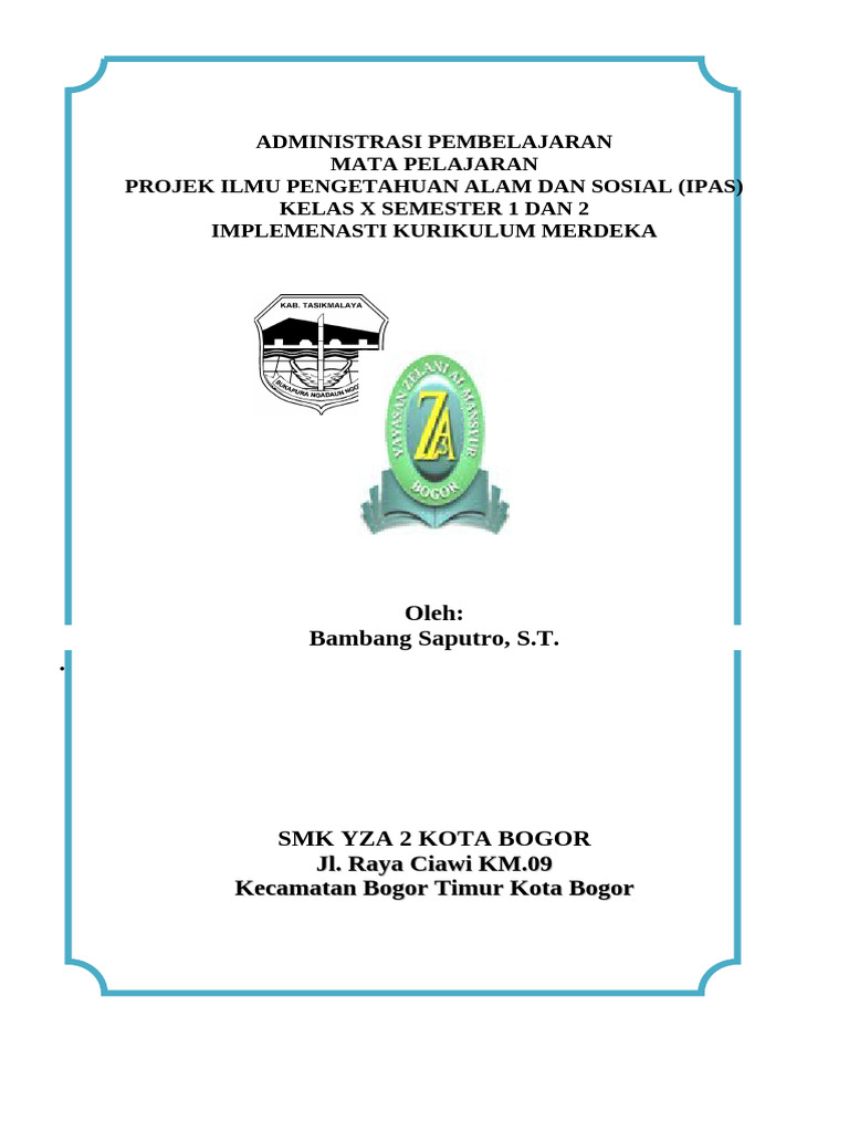 Perangkat Ipas Kelas 10 TP 2025-2026 Yza | PDF