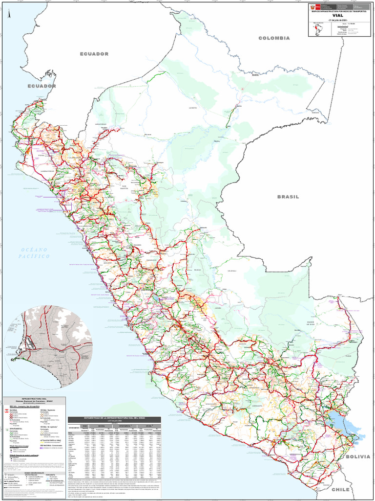 Mapa de Infraestructura Vial y Fluvial | PDF