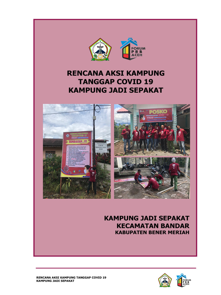 Rencana Aksi Tanggap Jadi Sepakat | PDF
