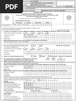PAN Card Application Form CSF | PDF