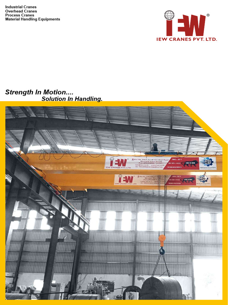 IEW Corporate Brochure 2025 Compressed | PDF | Crane (Machine ...